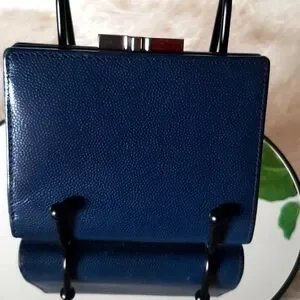 Dior | Bags | Dior Gamaguchi Logo Plate Purse In Euc | Poshmark